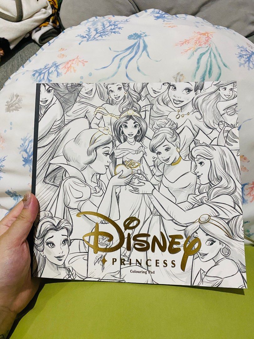 Disney princess colouring pad typo /buku gambar /buku mewarnai, Buku ...