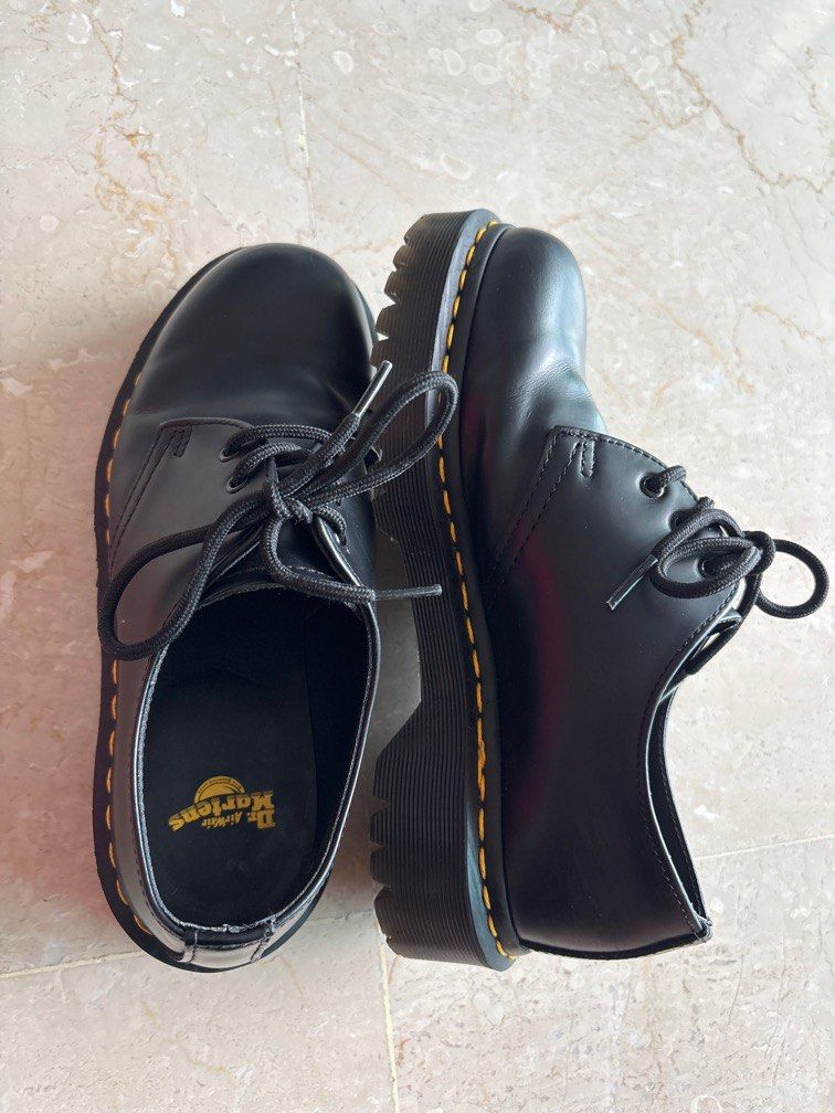 Dr. Martens 1461 Smooth Leather Oxford Shoes Black, Women's Fashion, Footwear, Boots on Carousell