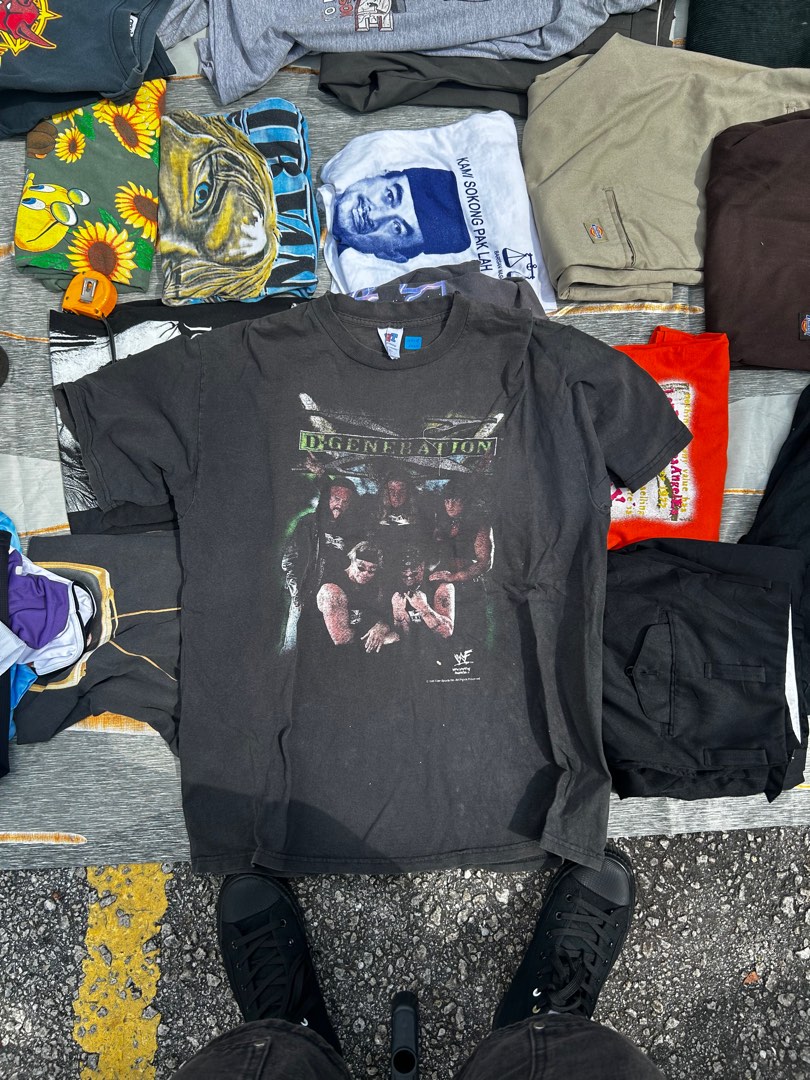 DX WWF WWE, Men's Fashion, Tops & Sets, Tshirts & Polo Shirts on Carousell