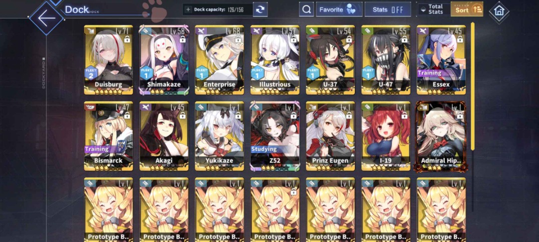 [EN-Lexington] Starter Akun Azur Lane AL 2 UR Shimakaze+ Z52 + 12 SSR ...