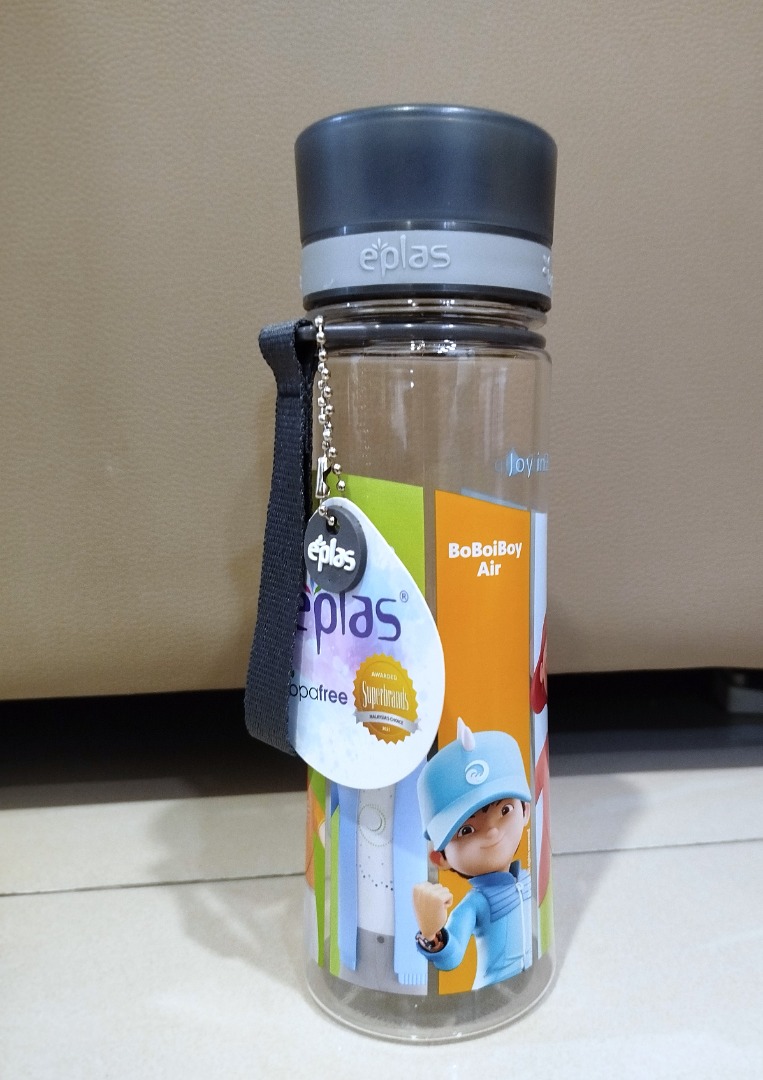 Eplas Water Bottle Tumbler Botol Air 500ml - Boboiboy, Furniture & Home ...