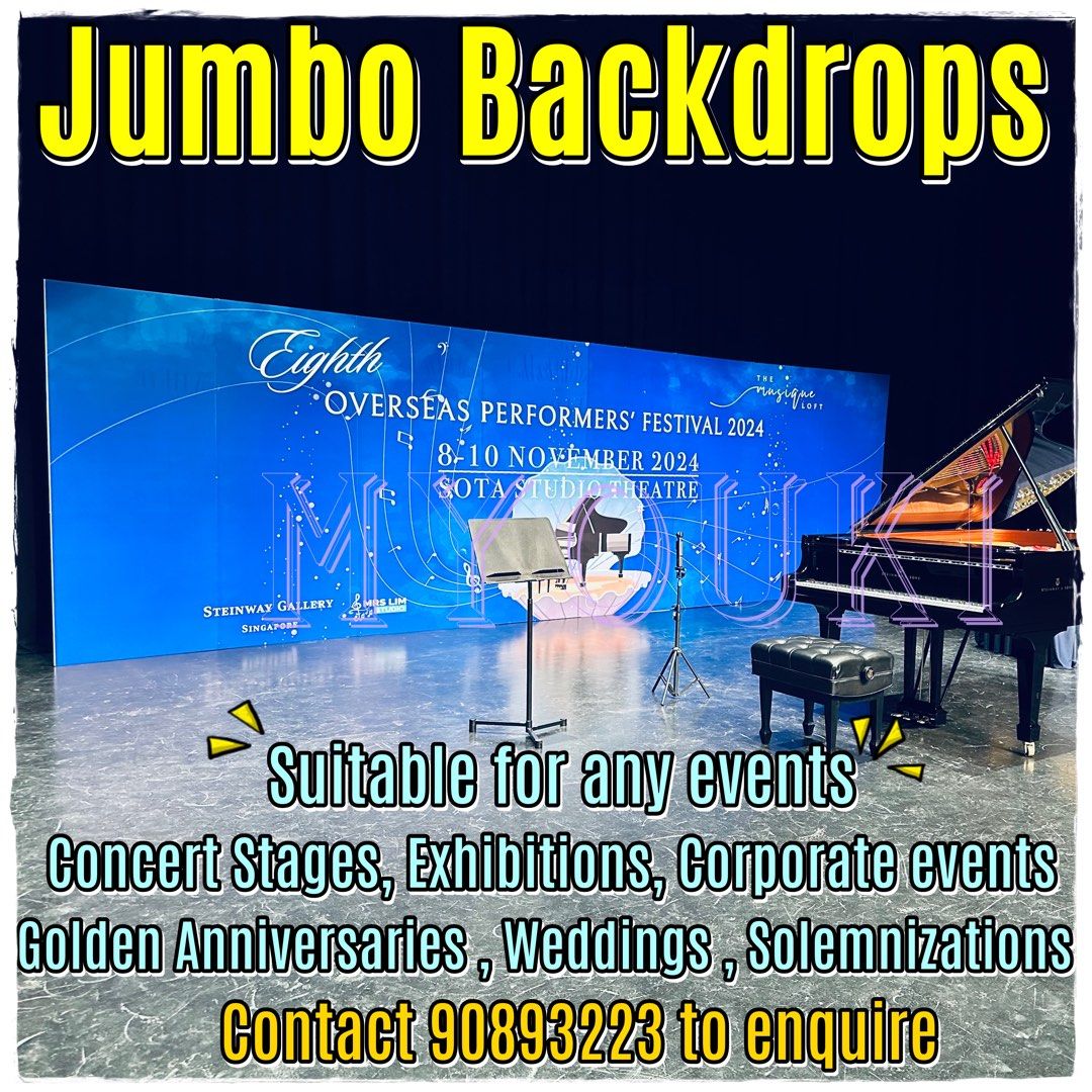 Event Backdrop for Trade Shows Exhibitions , Weddings , Birthdays ...