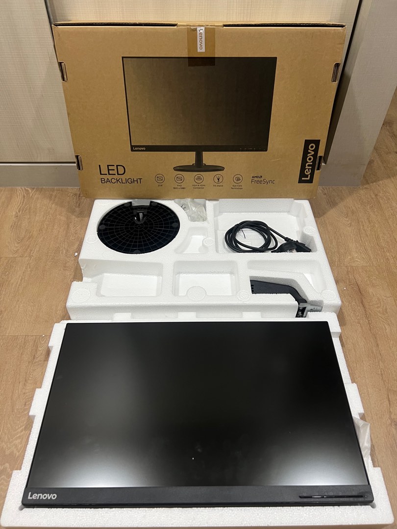 Faulty spoiled led monitor Lenovo, Computers & Tech, Parts ...