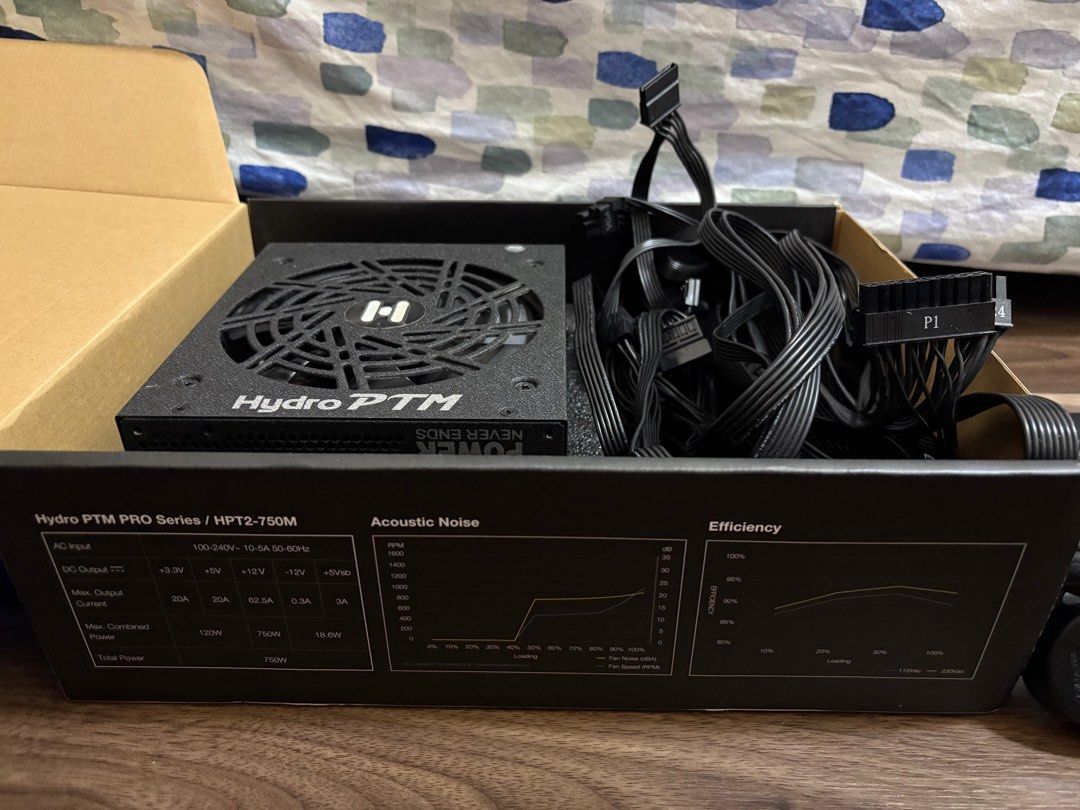 FSP Hydro PTM Pro 750watts PSU Full Modular, Computers & Tech, Parts ...