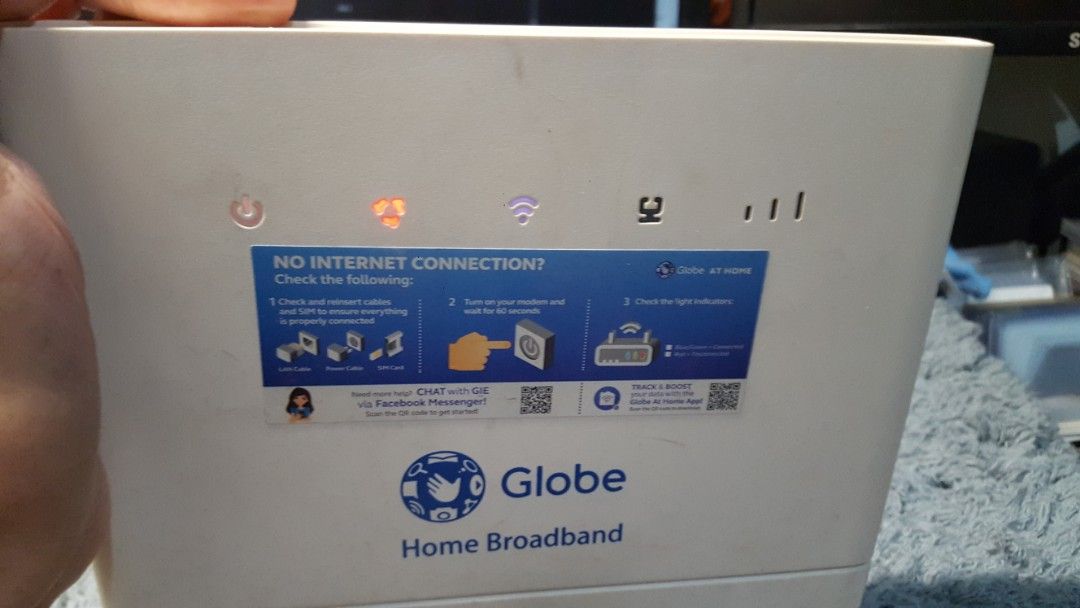 Globe Postpaid Broadband Modem (Disconnected), Computers & Tech, Parts ...
