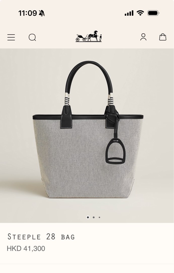 Hermes Steeple 28 bag, 名牌, 手袋及銀包 - Carousell
