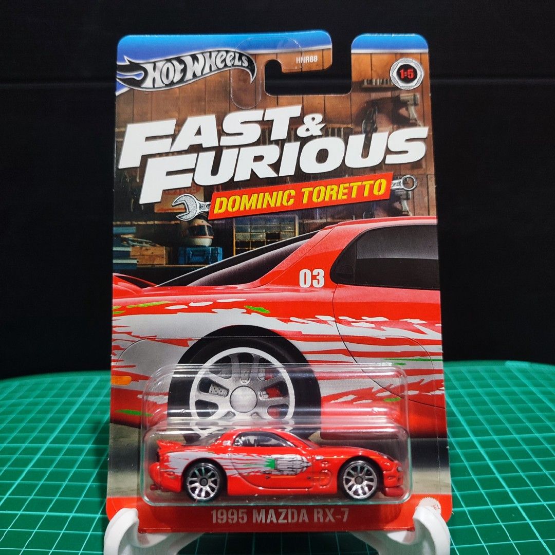 Hot Wheels 1995 Mazda RX-7 Fast & Furious Dominic Toretto, Hobbies ...