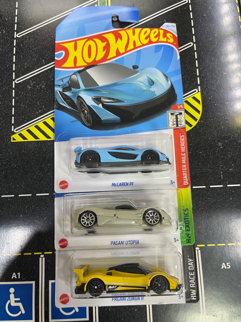 Hot Wheels Lot McLaren P1/Pagani Utopia/ Pagani Zonda, Hobbies & Toys ...