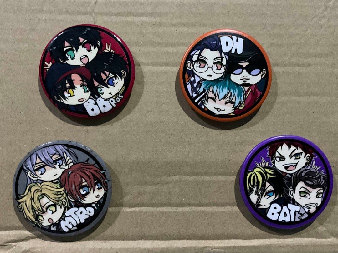 Hypnosis Mic Badges [Fan Merch Clearance], Hobbies & Toys, Collectibles ...