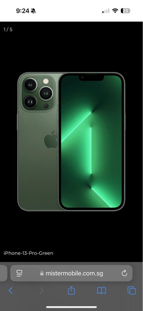 iPhone 13 Pro Green 128GB, Mobile Phones & Gadgets, Mobile Phones ...