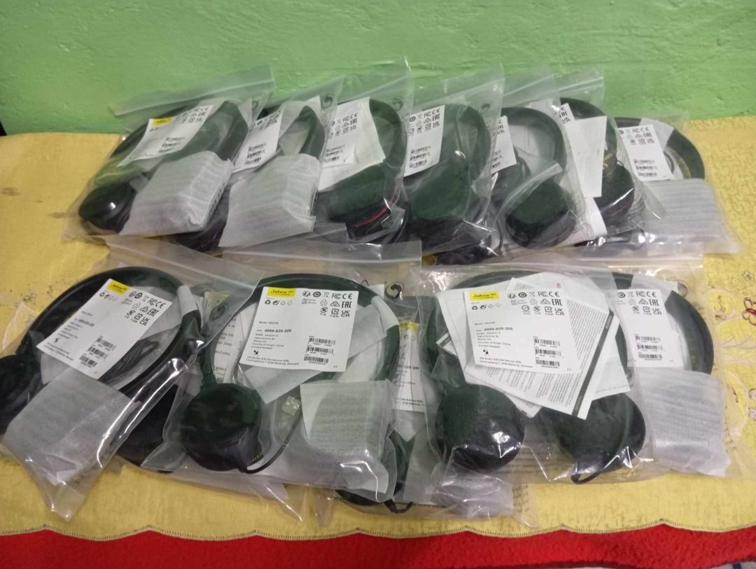 Jabra Evolve 20 UC Stereo Model HSC016 Noise Canceling USB Headset ...