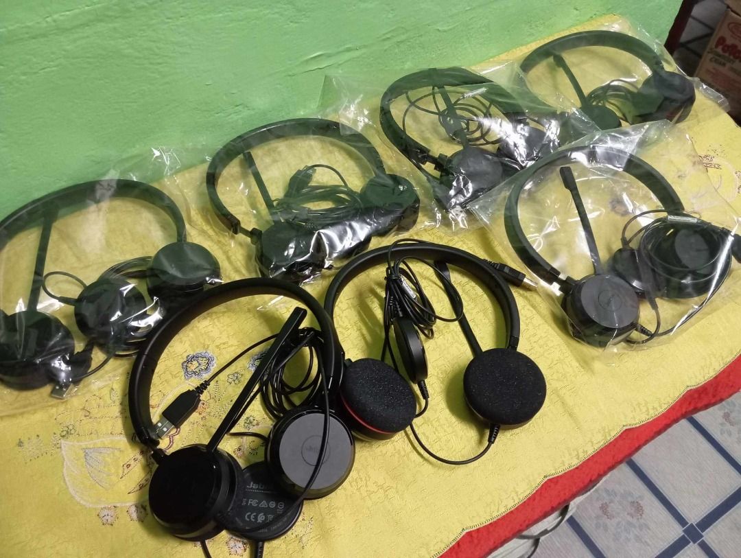 Jabra Evolve 20 UC Stereo Model HSC016 Noise Canceling USB Headset ...