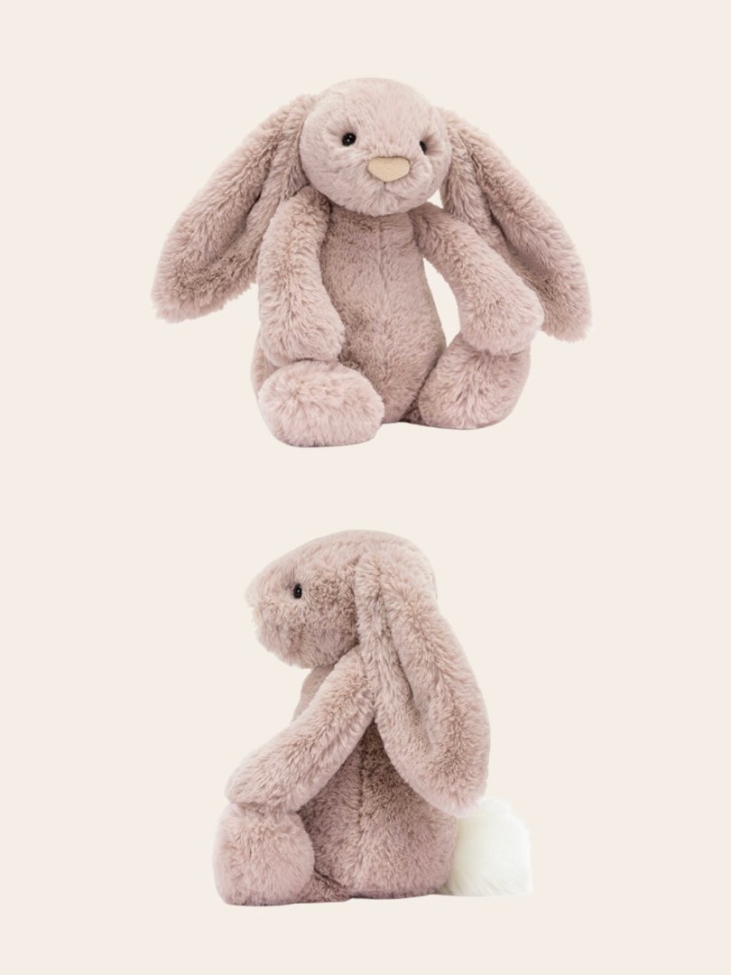 Jellycat Luxe Bashful Rosa Bunny, Hobbies & Toys, Toys & Games on Carousell