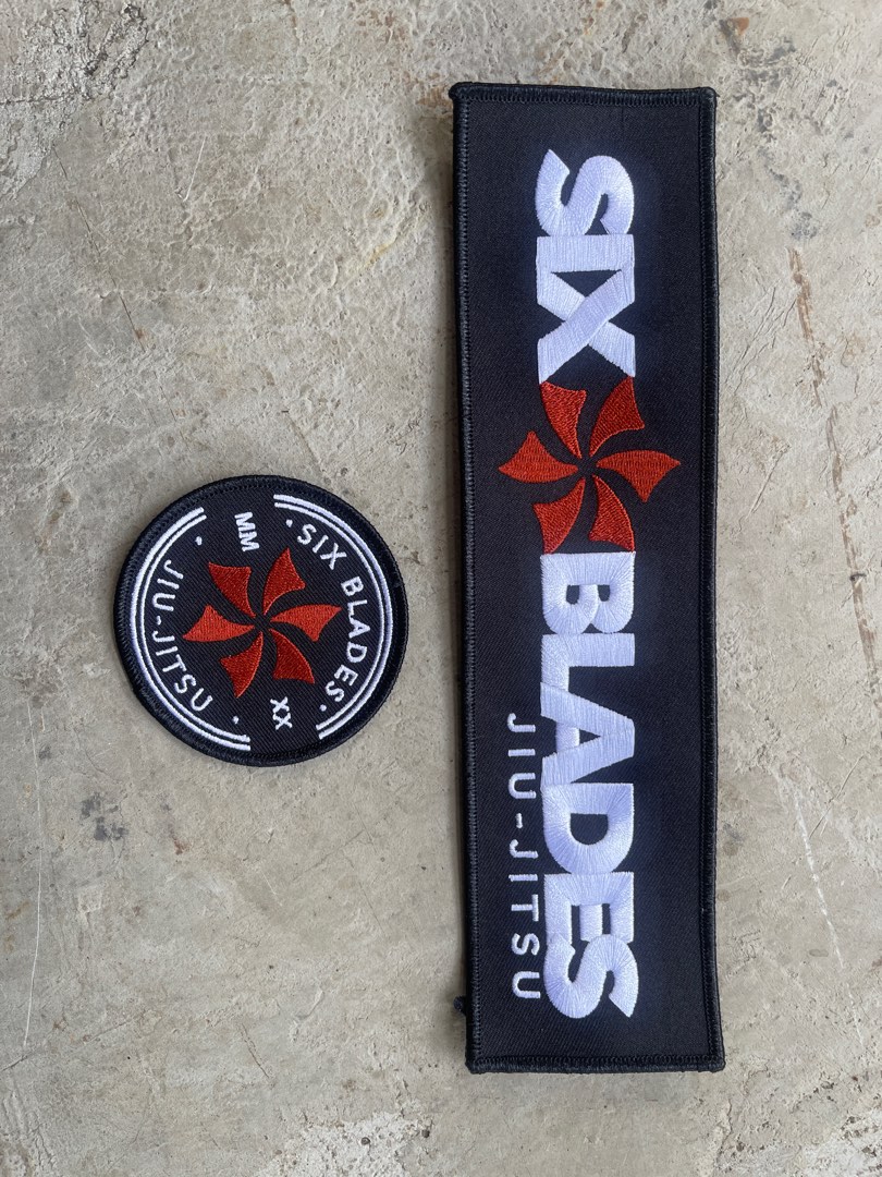 Jiu Jitsu Six Blades patch, Sports Equipment, Sports & Games, Combat ...