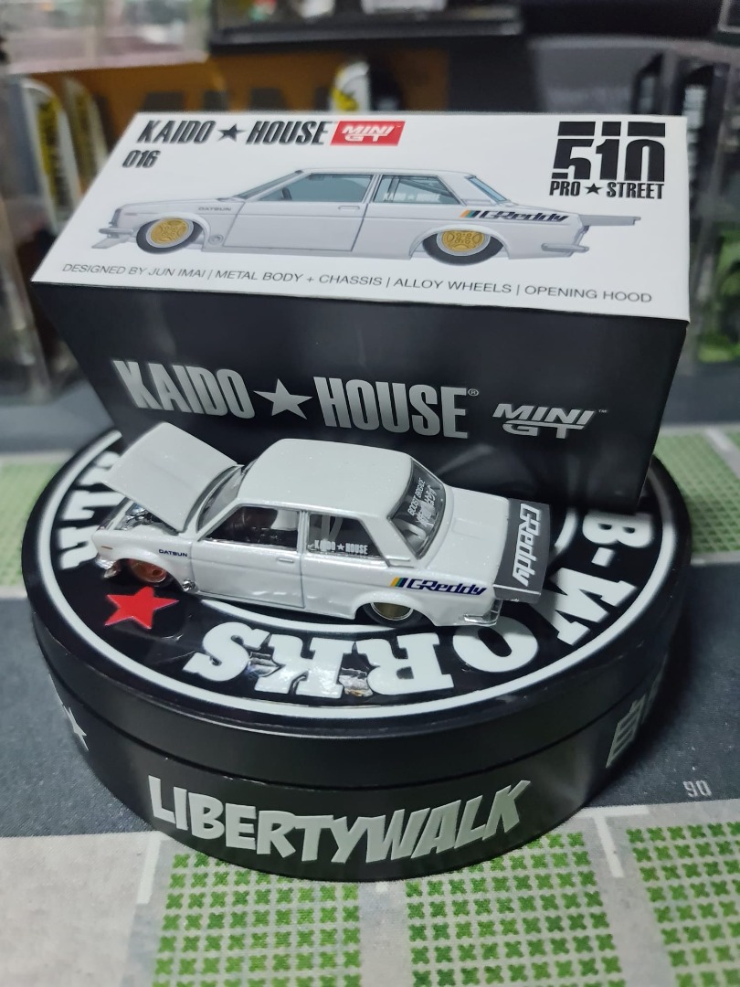 Kaido House MiniGT //016 GREDDY Datsun 510 Pro Street Design by Jun ...