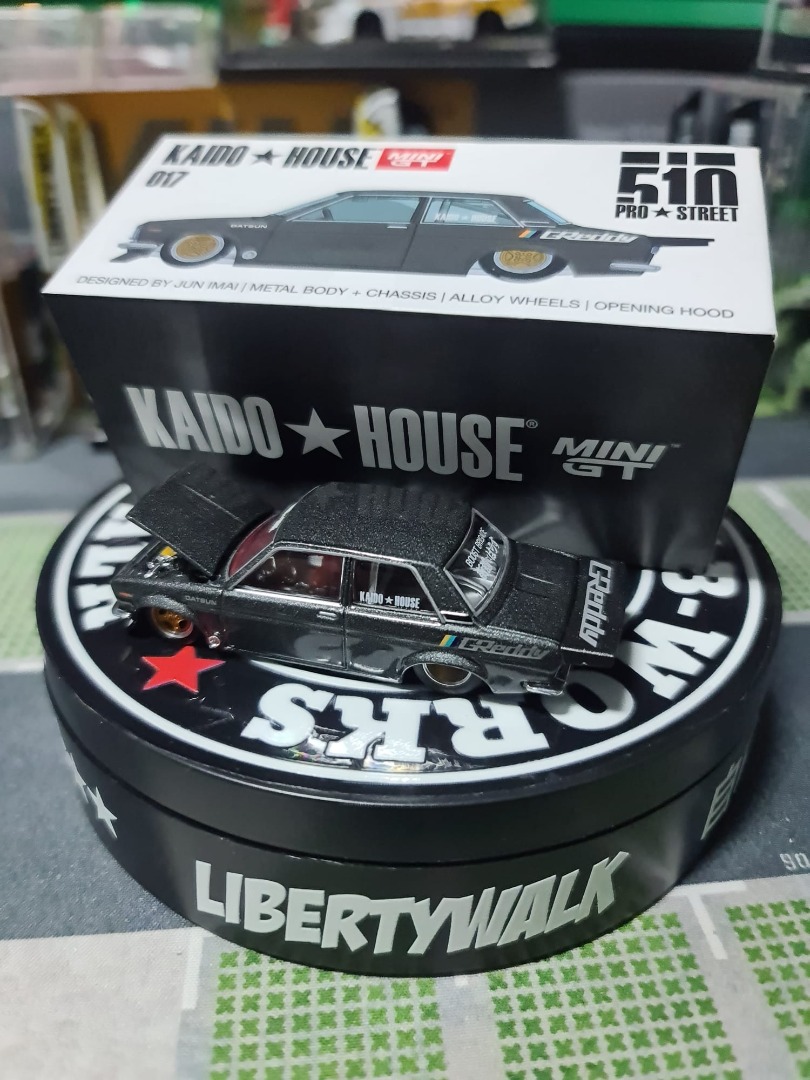 Kaido House MiniGT //017 GREDDY Datsun 510 Pro Street Design by Jun ...