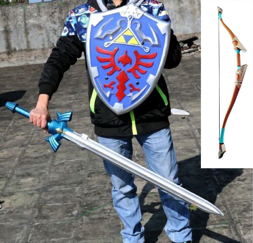 Legend of Zelda Breath of the Wild Sword and shield prop, Hobbies ...