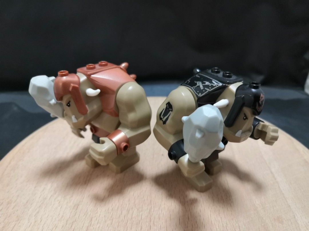 Lego Fantasy Era Troll Dark Tan With Weapon & Armor, Hobbies & Toys ...