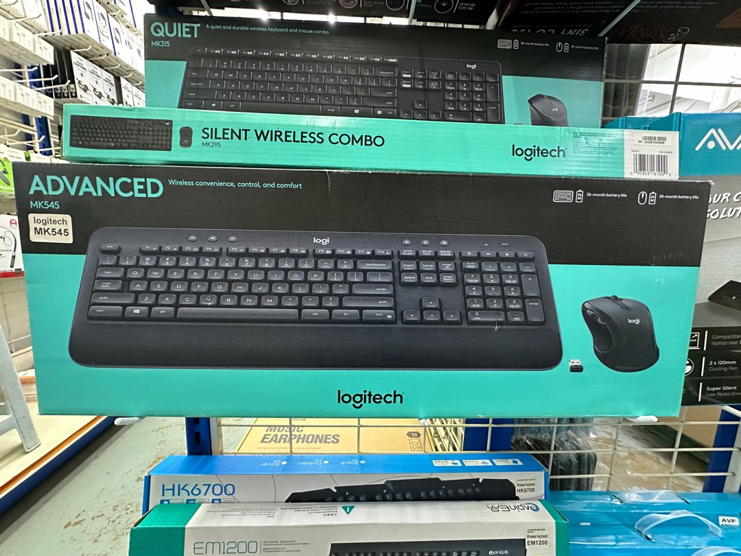 Logitech MK545 Advanced Wireless Keyboar and mouse combo, Computers & Tech, Parts & Accessories ...