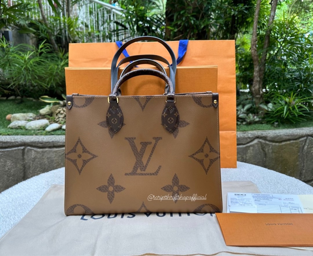 Louis Vuitton OTG MM Reverse Monogram, Luxury, Bags & Wallets on Carousell