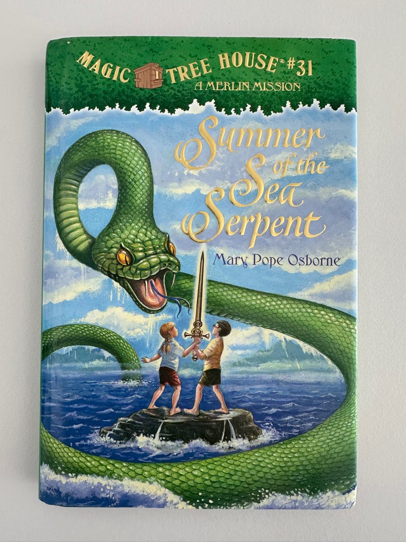 Magic Tree House - Summer of the Sea Serpent, 興趣及遊戲, 書本 & 文具, 兒童書籍 ...