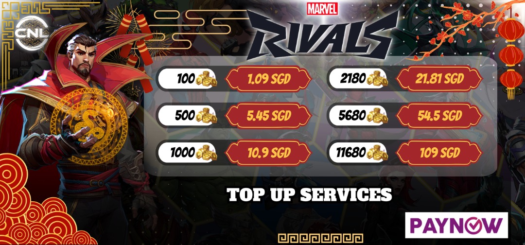 Marvel Rivals TOP UP Lattices | ACCOUNT ranked | UID Only Needed ...