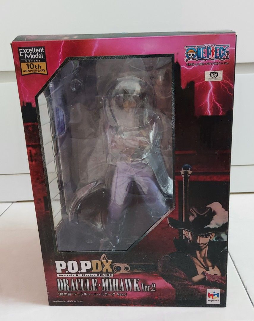 Megahouse Portrait of Pirates POP DX One Piece Dracule Mihawk Ver. 2, 1 ...