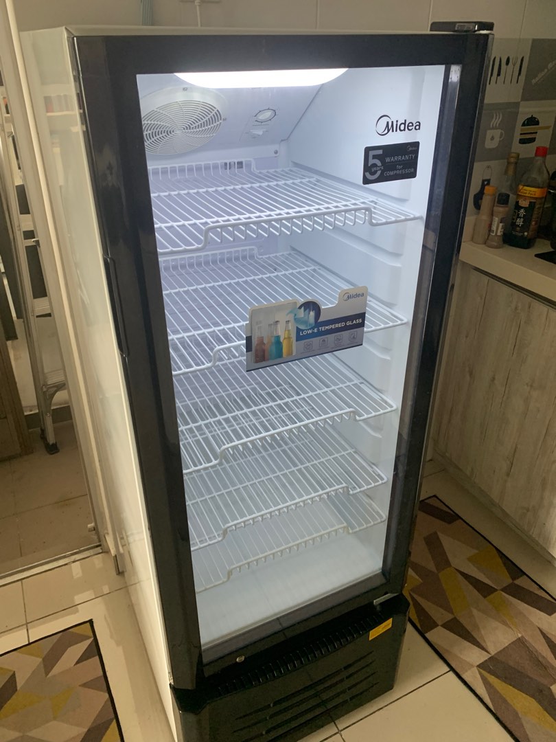 Midea Chiller Showcase 186L, TV & Home Appliances, Kitchen Appliances ...