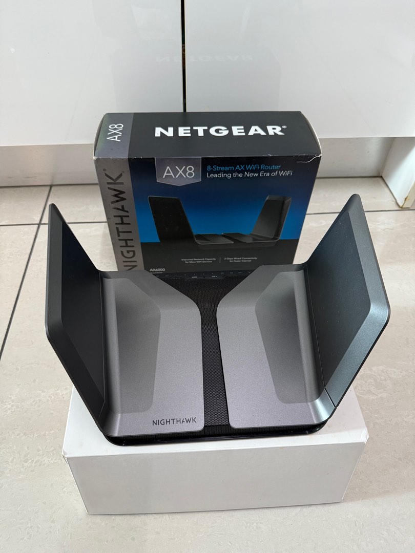 Netgear Nighthawk AX8 ( RAX80 ) Ax6000, Computers & Tech, Parts ...