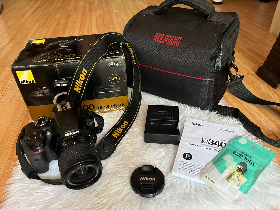 NIKON D3400 DSLR CAMERA, Photography, Cameras on Carousell