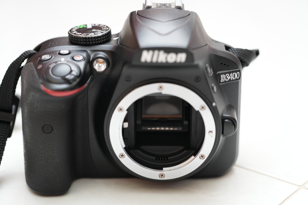 Nikon D3400 With Many Lens (Low Shutter Count), Photography, Cameras on Carousell