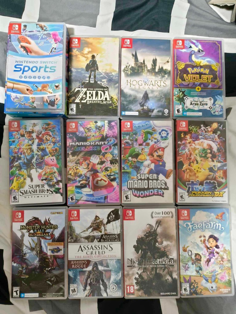 Nintendo switch games for sale slightly used, Video Gaming, Video Games ...