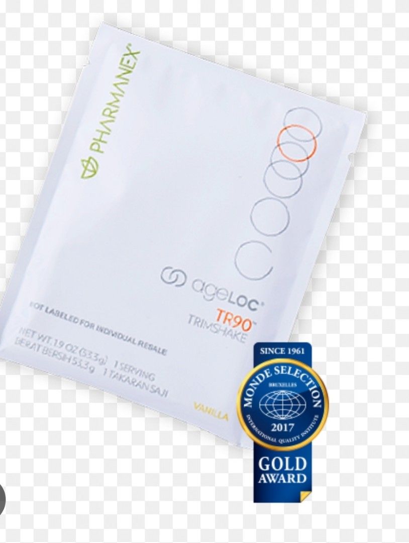 NUSKIN ageLOC TR90 TrimShake (meal replacement) 15 PACKETS ,$40 FOR 1 BOX,buy 5 get 1 free ...