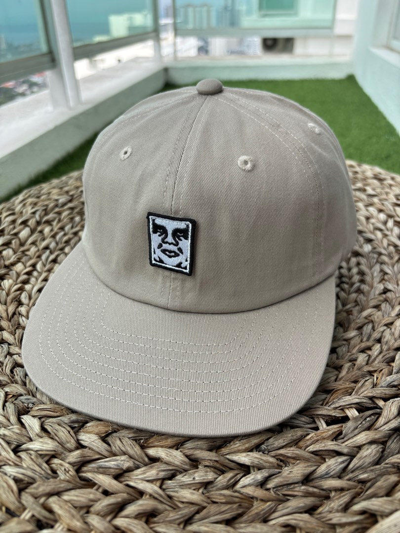 Obey cap Icon Patch Panel Strapback | Irish Cream, Men's Fashion ...