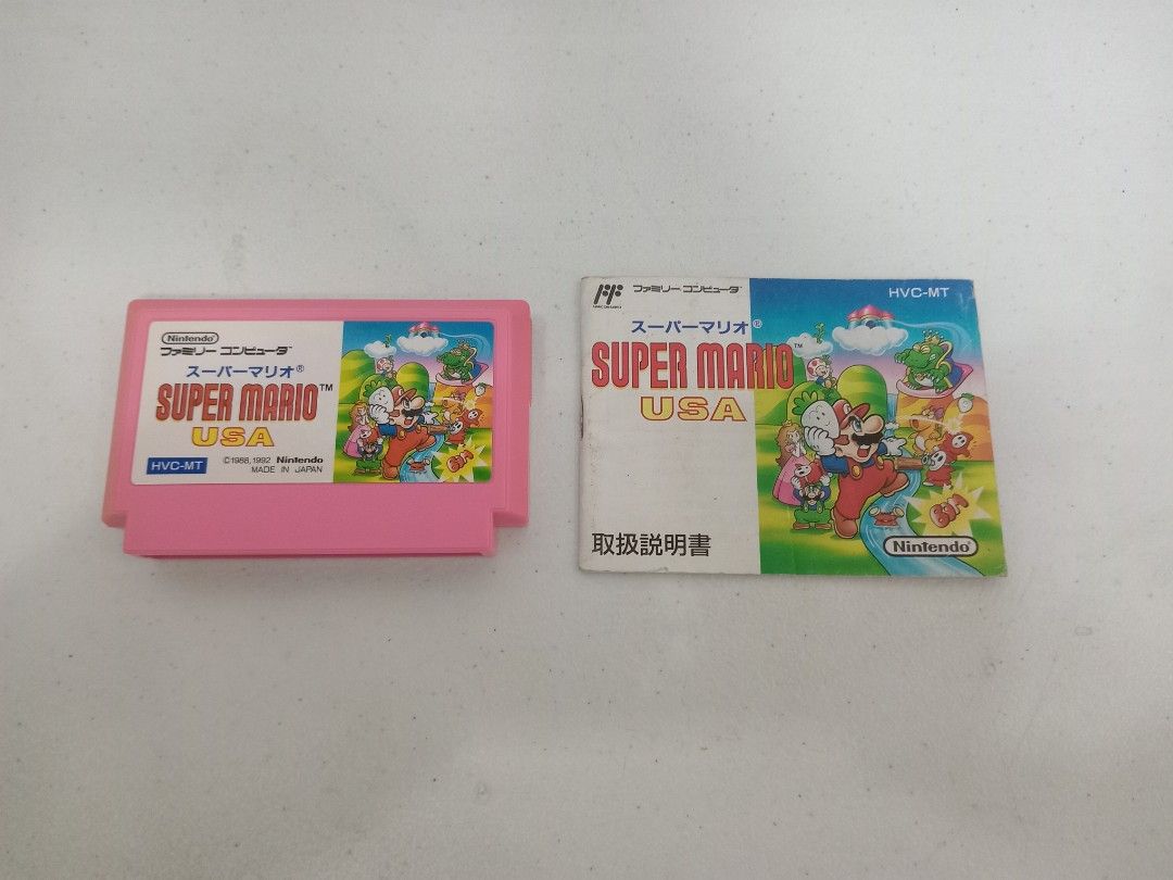 Original Super Mario USA family computer game for sale, Video Gaming ...