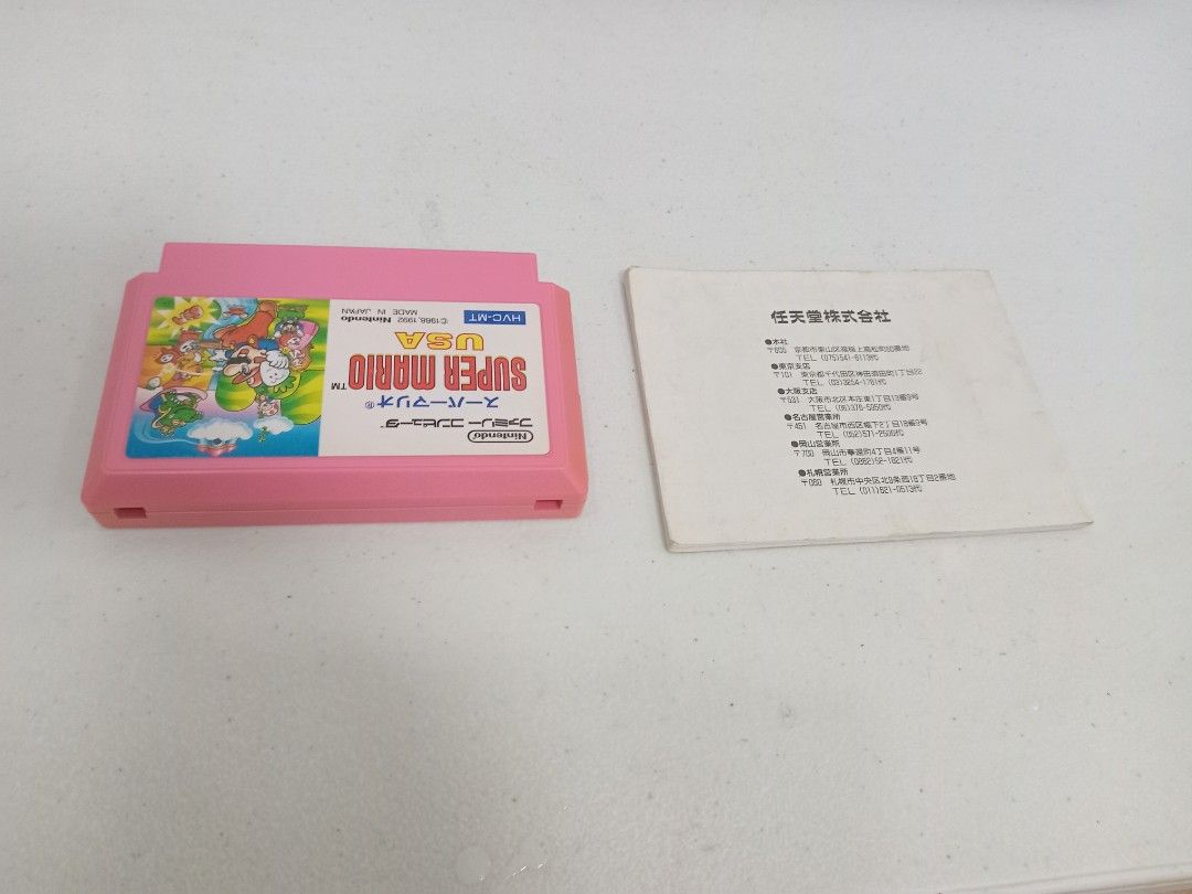 Original Super Mario USA family computer game for sale, Video Gaming ...