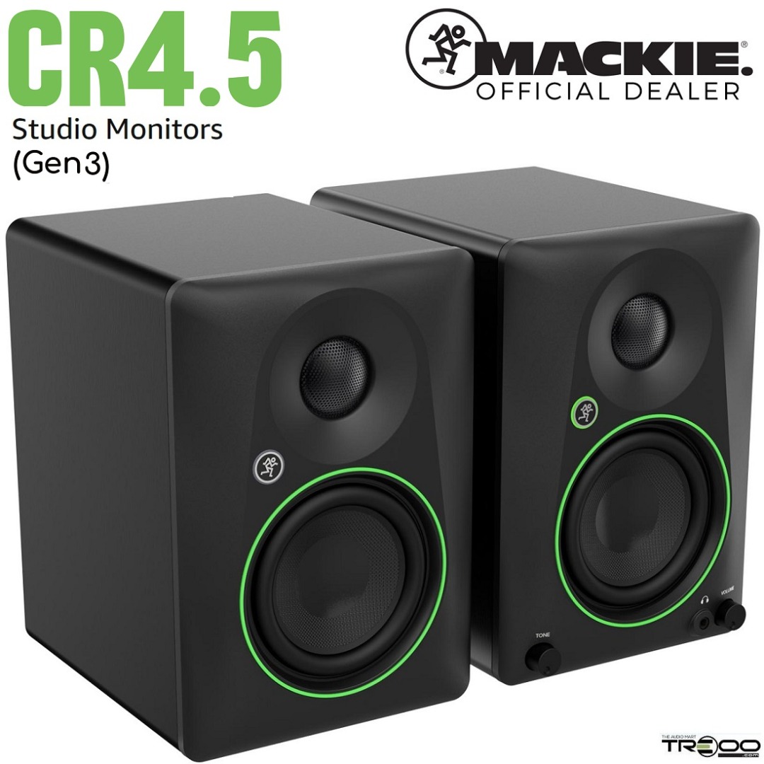 [Official] Mackie CR4.5 Studio Monitoring Wired Desktop Bookshelf Speakers (Gen 3), Audio ...