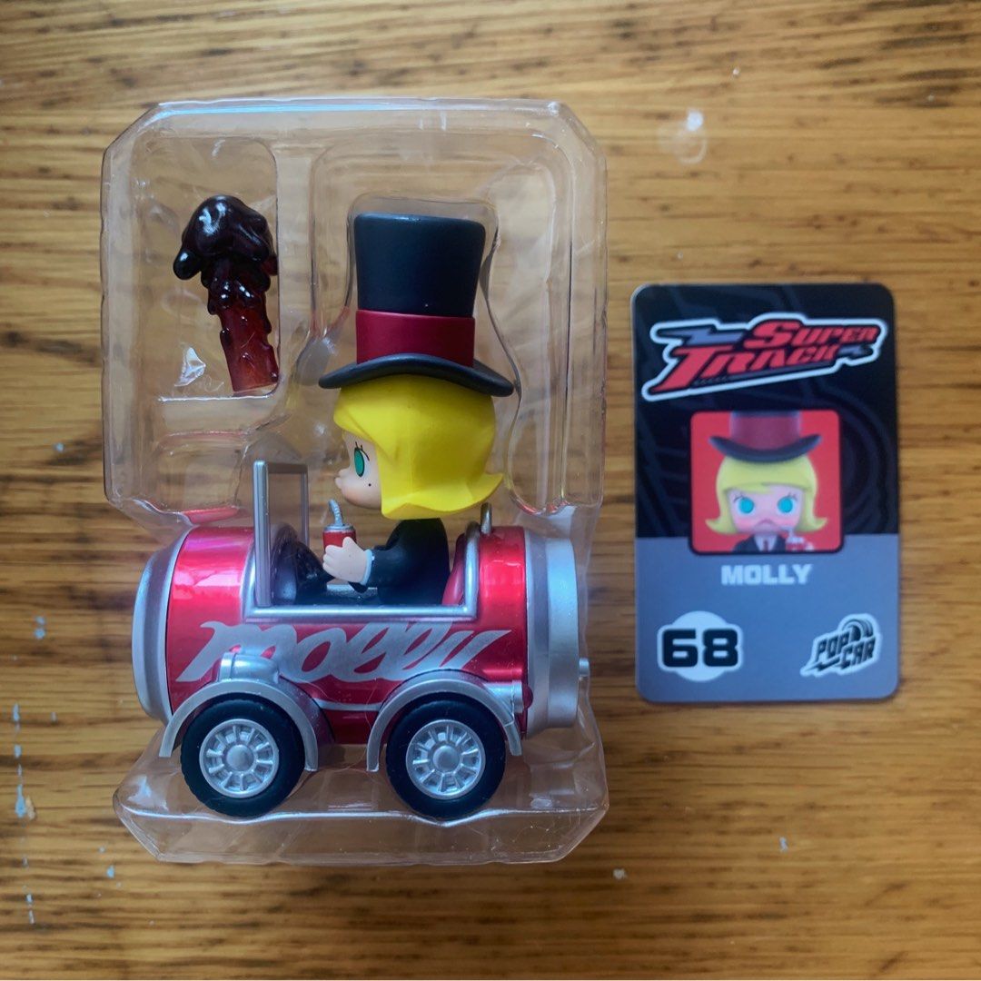 (Original) Molly Popmart Pop Car Bubble Engine, Hobbies & Toys, Toys ...