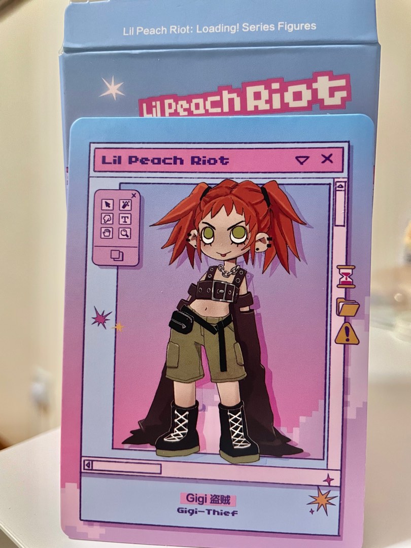 POP MART Lil Peach Riot (Gigi Thief), 興趣及遊戲, 玩具 & 遊戲類 - Carousell