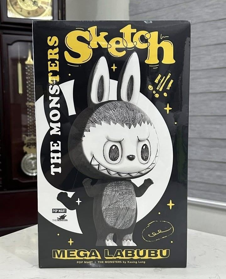 Pop Mart Mega Labubu Sketch 400%, Hobbies & Toys, Memorabilia ...