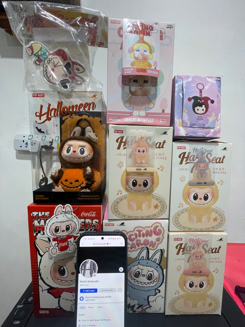 POPMART LABUBU CRYBABY CRYING AGAIN HACIPUPU, Hobbies & Toys, Toys ...