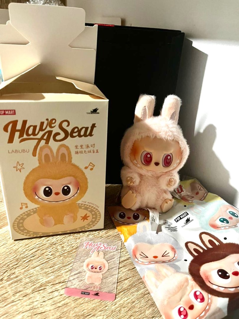 POPMART LABUBU HAVE A SEAT - DADA, Toys & Collectibles, Mainan di Carousell