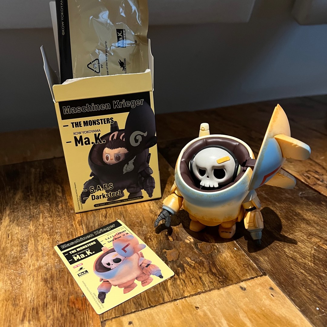 Popmart Maschinen Krieger S.A.F.S x LABUBU (Sand Wave), Hobbies & Toys ...