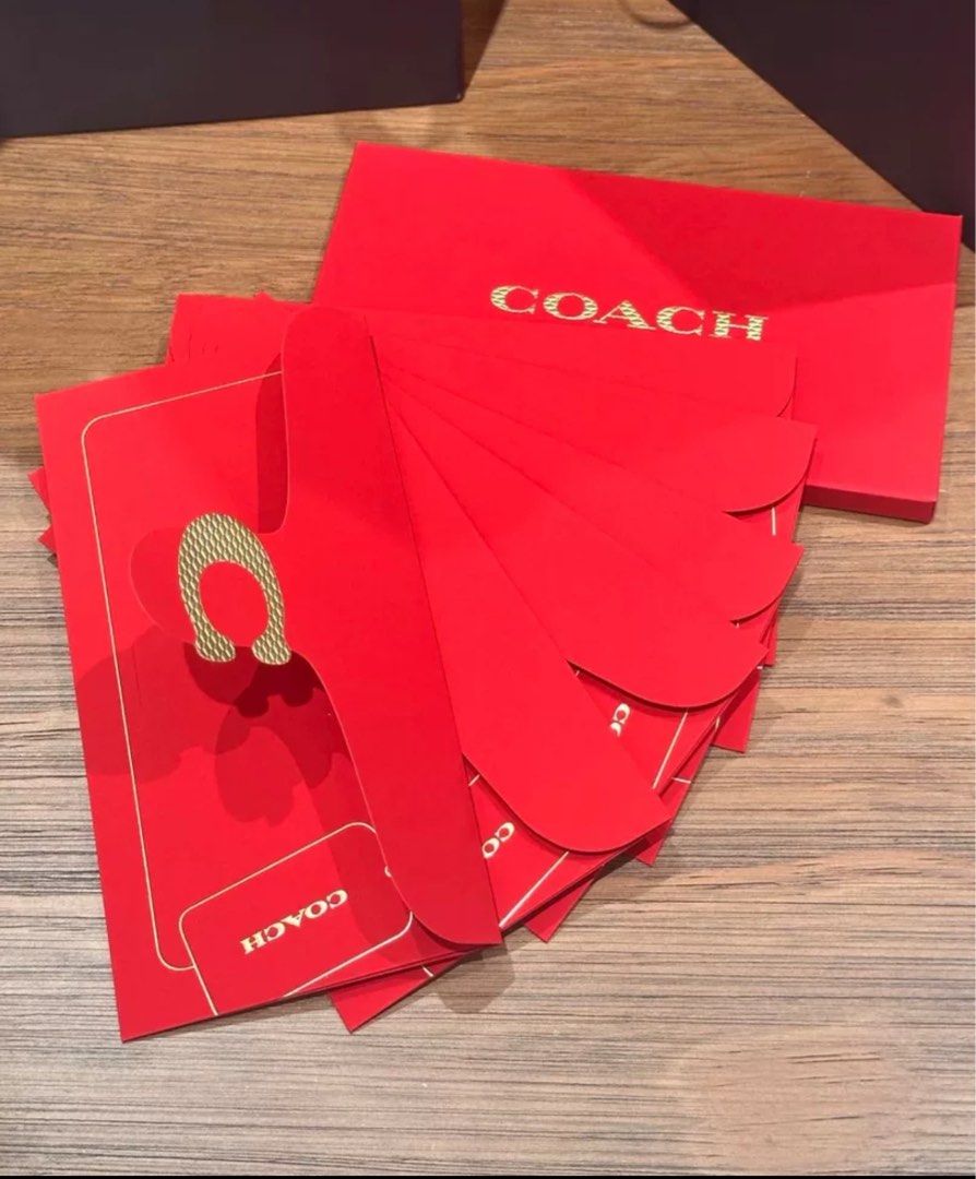 [pre-order] Coach 2025 Year of Snake Red Packet, Luxury, Accessories on ...