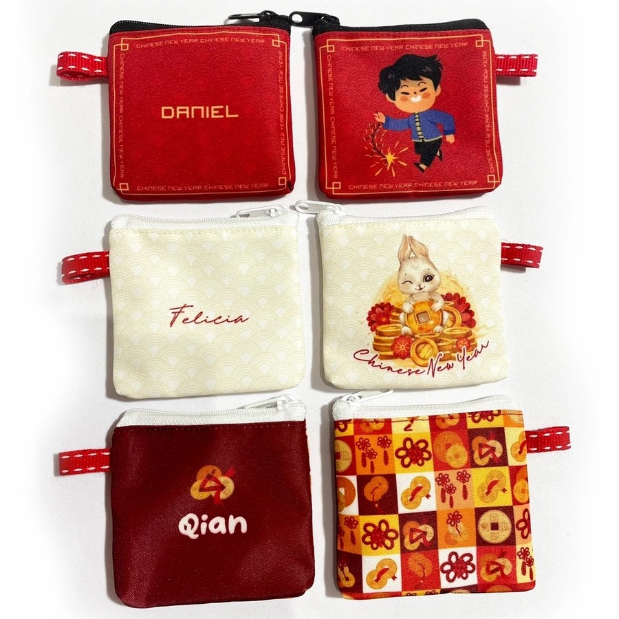RED PACKET RED WALLET RED ENVELOPE MONEY POUCH MONEY PACKET ANGBAO HONG ...