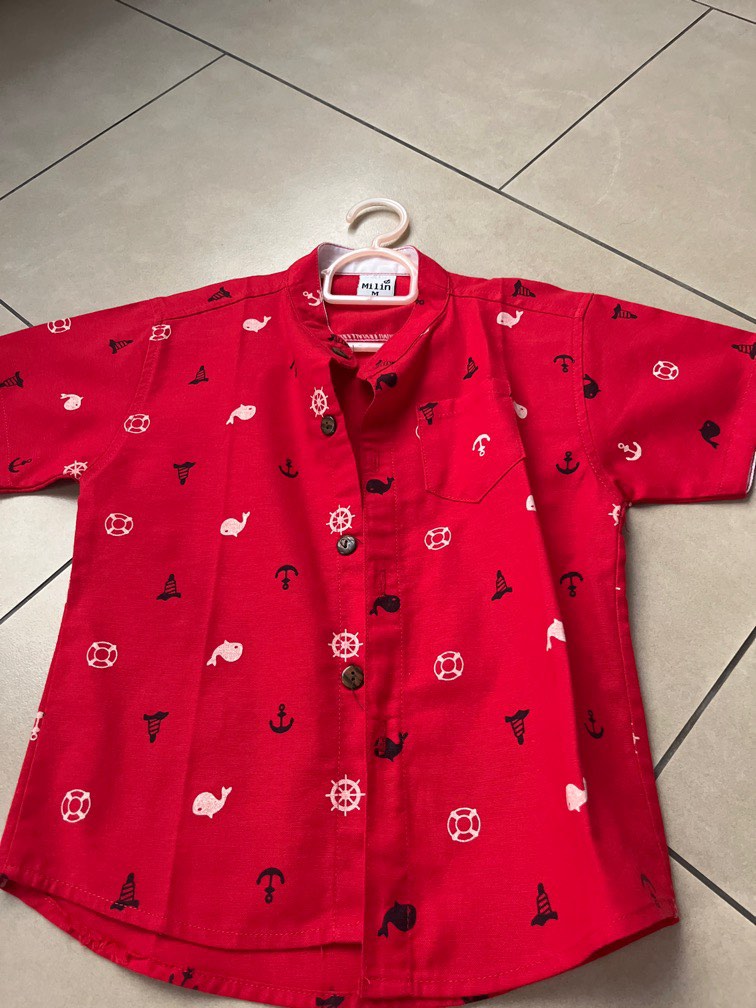 Red top, Babies & Kids, Babies & Kids Fashion on Carousell