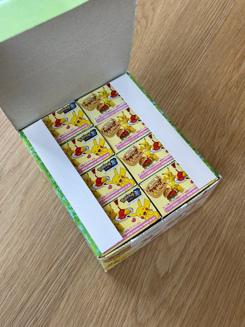 Re-Ment Miniature Pokemon Pikachu Loves Ketchup Full Set of 8 Pcs Japan ...