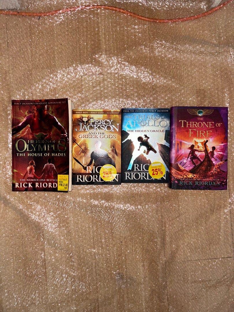 Rick Riordan : Percy jackson Collection, Hobbies & Toys, Books ...