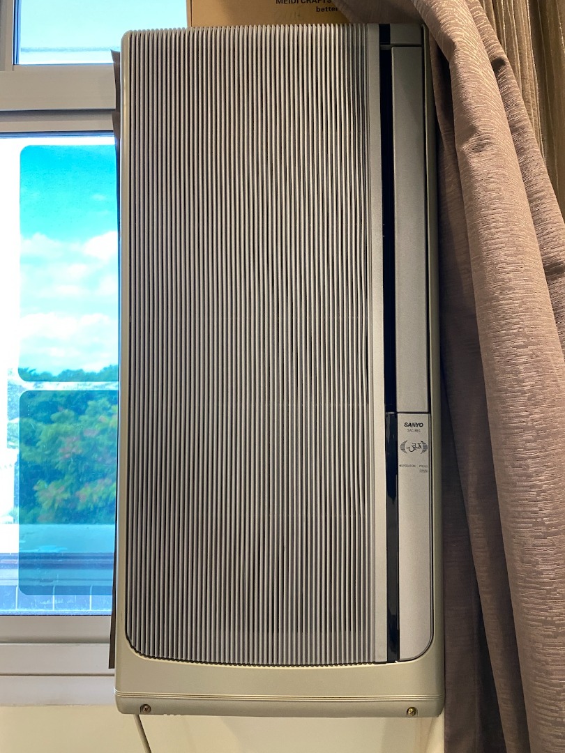 SANYO Casement Type Aircon SAC-88G, TV & Home Appliances, Portable Air Conditioners & Heaters on ...