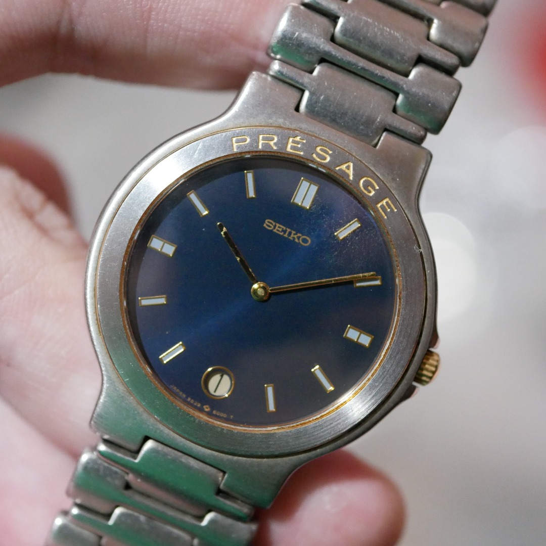 Seiko Presage Quartz 32mm 9539-6000, Men's Fashion, Watches ...